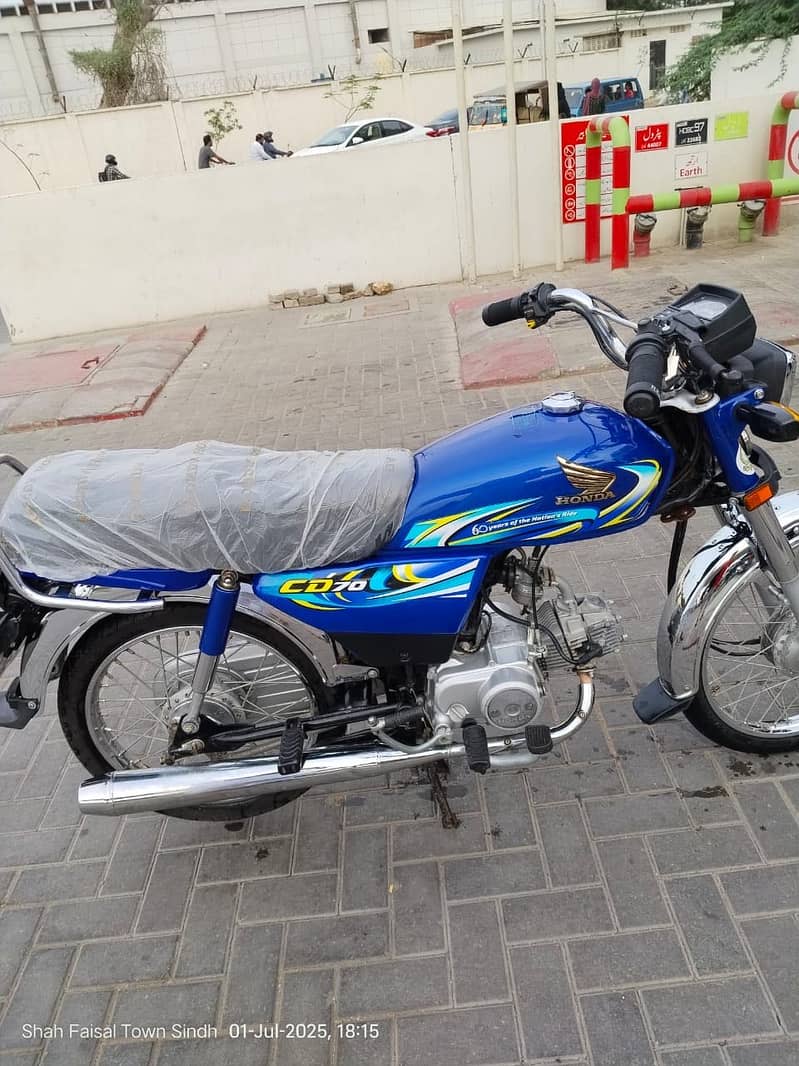 Honda Cd 70 Blue - Standard - 1103502461