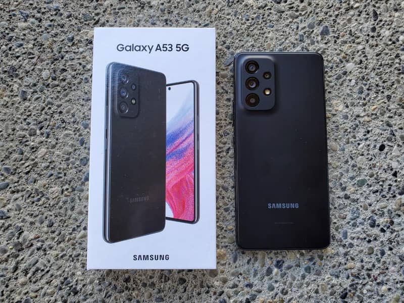 Samsung A53 5g 8/128 box include black - Mobile Phones - 1103534185