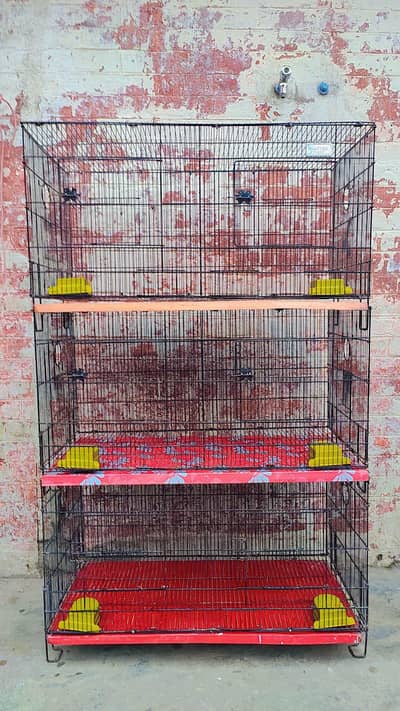 Master 6 portions folding cage for sale size 3*1.5*1.5 each portion ...