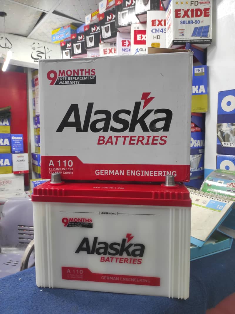 ALASKA Battery Model A 110 ( 11 Plates ) Ups Battery Solar Battery ...
