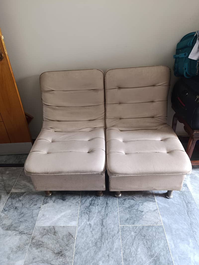 two seater used sofa for sale fixed price - Sofas - 1103682464