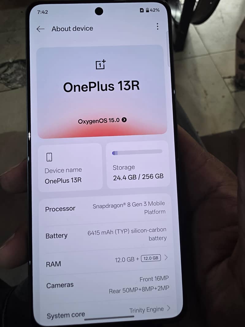 oneplus 13r 12Gb 256Gb sim time available 4 month time - Mobile Phones ...