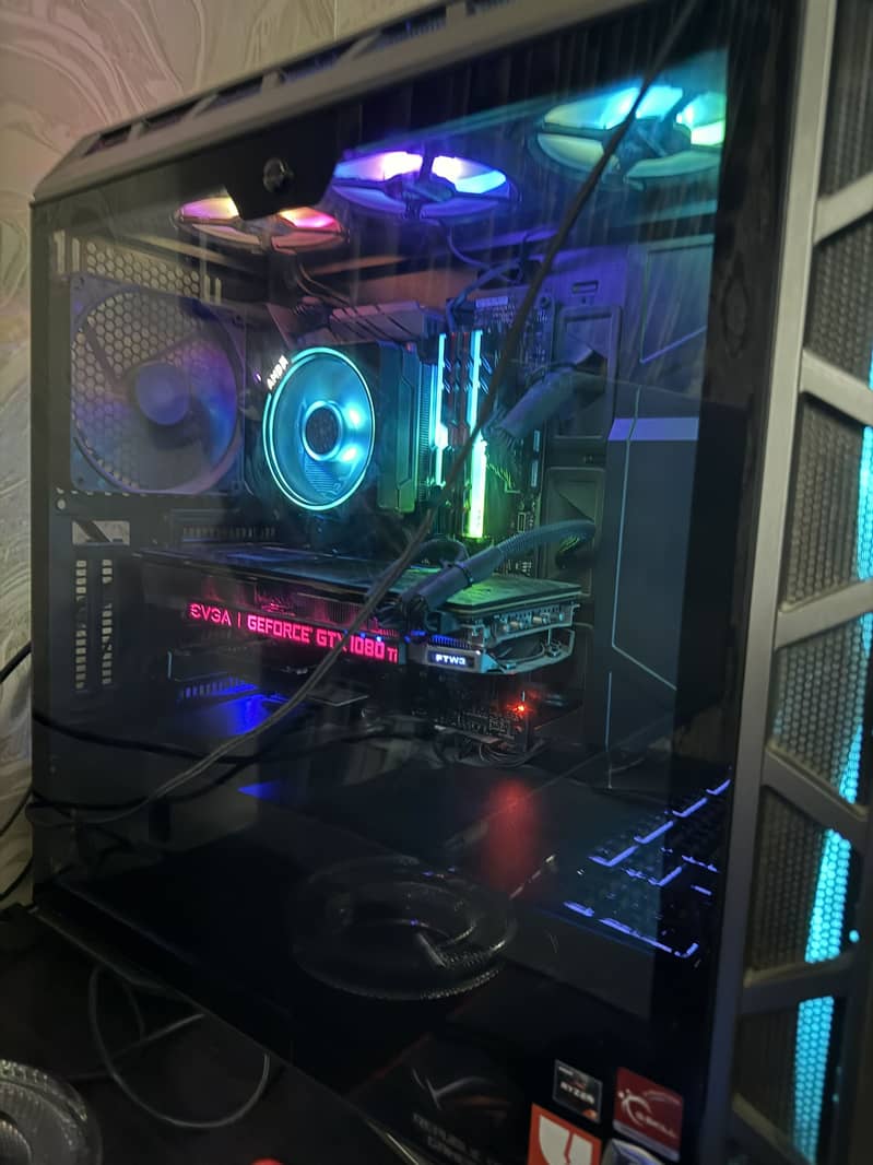 Gaming Pc Nvidia 1080ti Ryzen 7 2700x - Gaming PCs - 1103820972