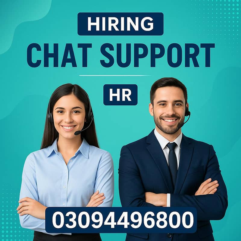 Chat Support | HR Staff Required Apply Now" - Customer Service Jobs ...