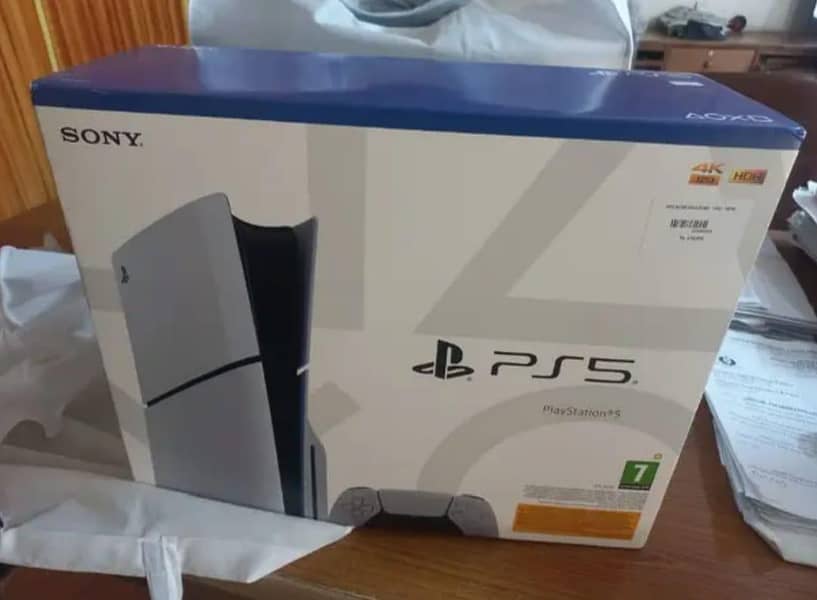 Ps5 Slim Game Disk Edition 2 Controller Complete Box - Gaming Consoles ...