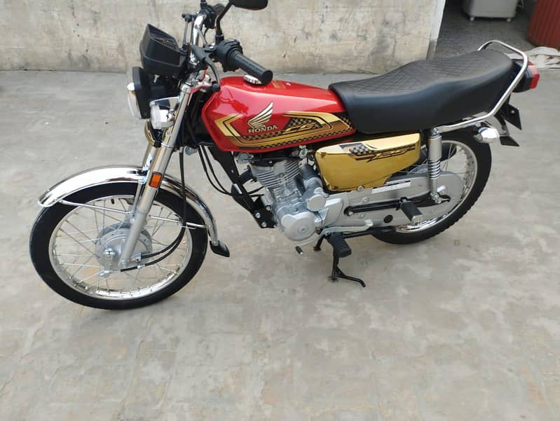 Honda cg 125 self start golden edition 24/25model - Standard - 1104102219