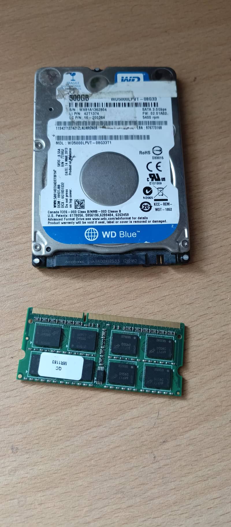 Sata hdd 500 gb & ddrl3 8 gb ram - Computer & Laptop Accessories ...
