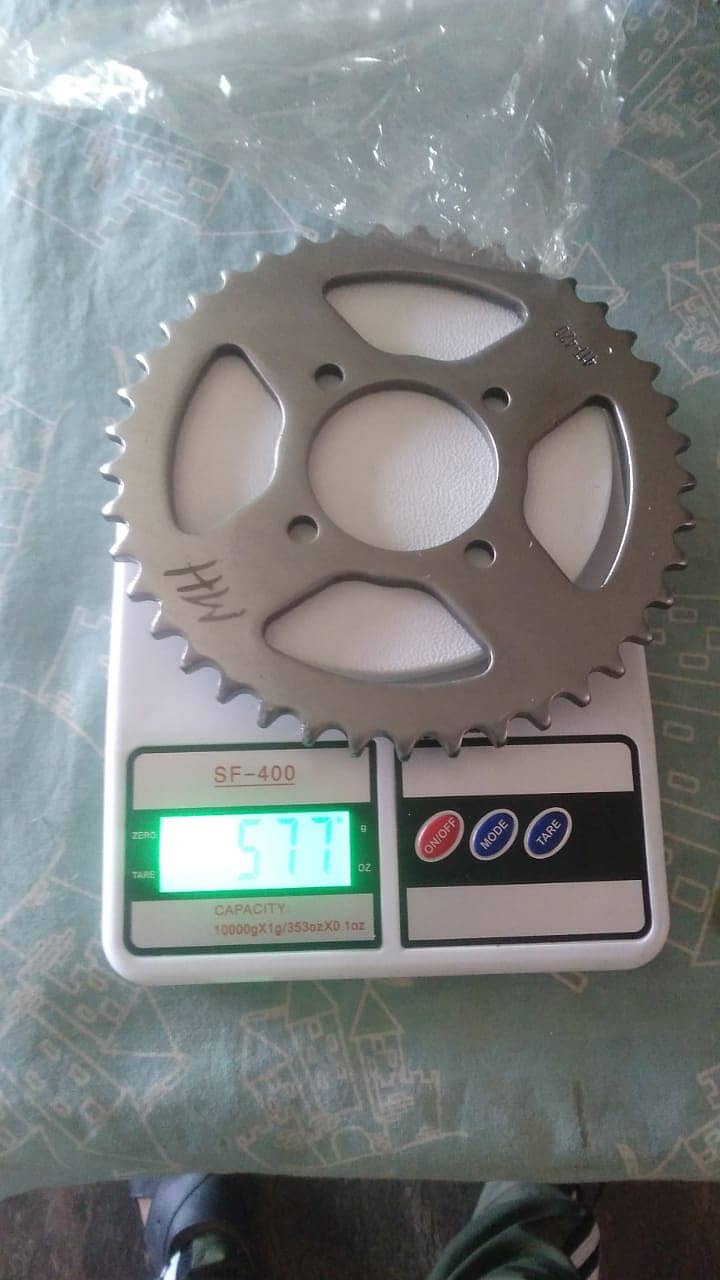 MH Motorcycle Chain Sprocket (Grari Set] Bike With 4 free gifts - Chain ...