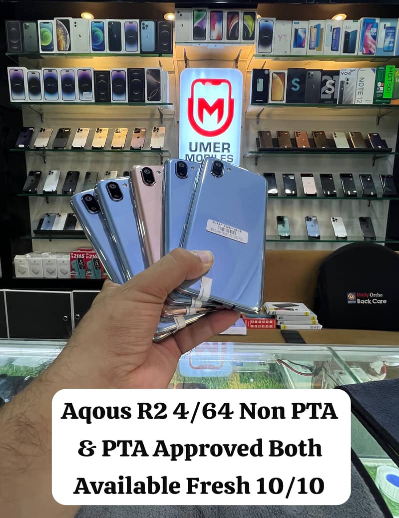 Aqous R2 4/64 Pta & Non Pta fresh - Mobile Phones - 1104263309
