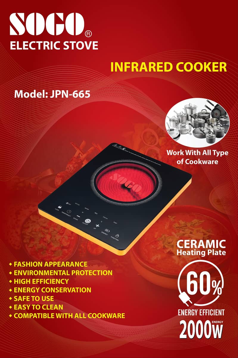 SOGO ELECTRIC STOVE JpN-665 - Stoves - 1104388863