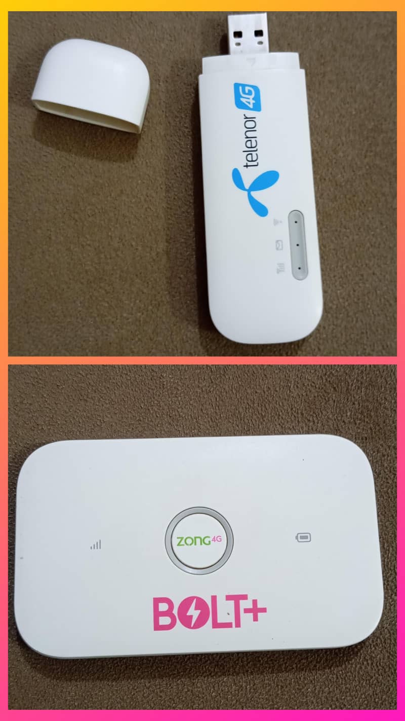 Telenor wingle 4G | Zong 4G wifi battery device - Networking - 1104441297