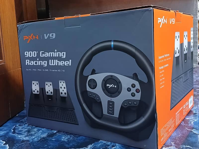 PXN V9 Racing Wheel – Multi-Platform Gaming Steering Set - Gaming ...