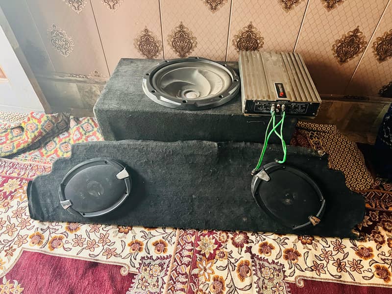 Car Sound System (Amp + Woofer + Speaker) - Audio & Multimedia - 1104773612