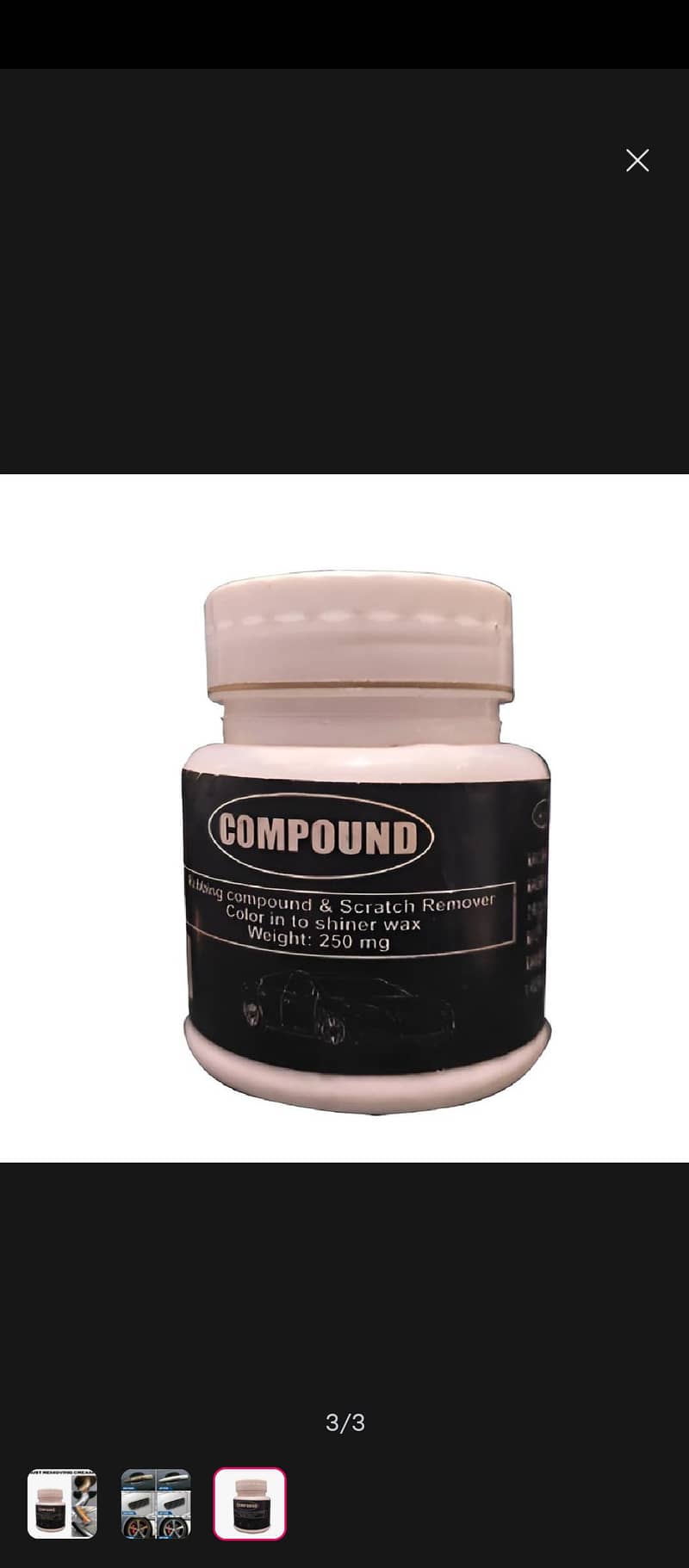 (price 249)Scratch Remover Rubbing Compound. - Compound Polishes ...