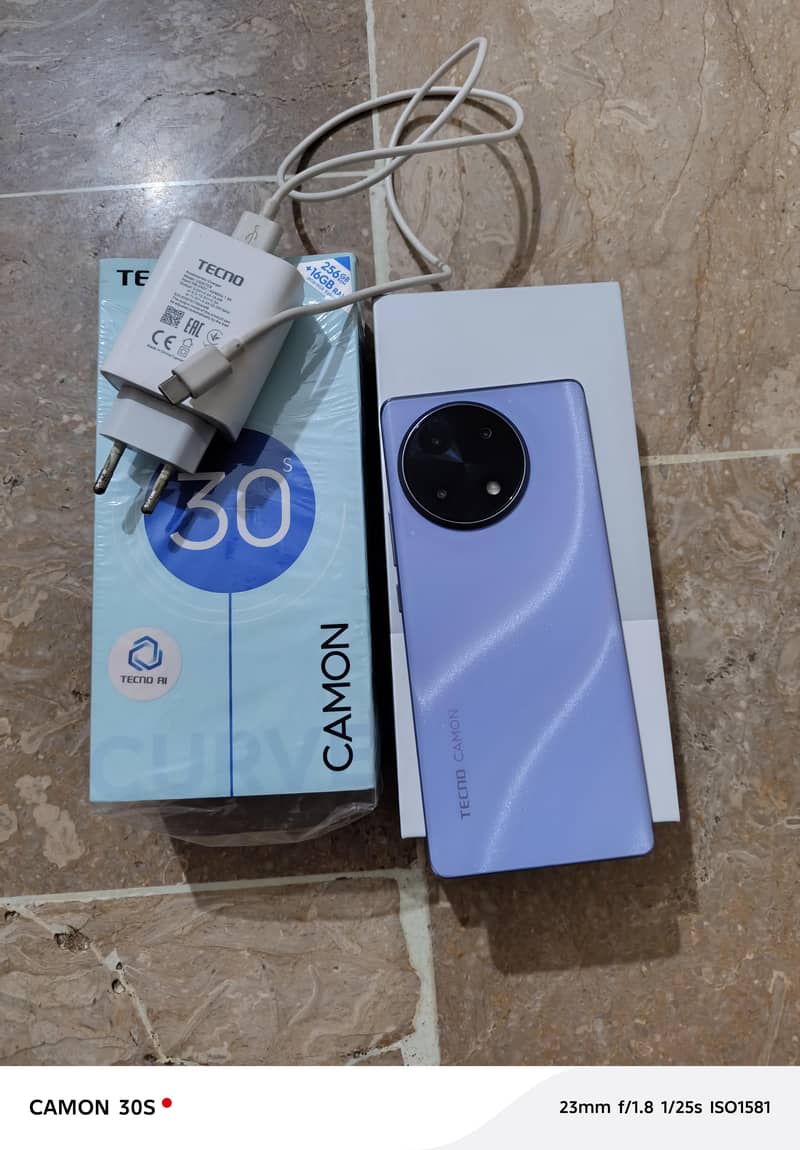 Tecno Camon 30s 8+8 256 gb complete saaman - Mobile Phones - 1105011491