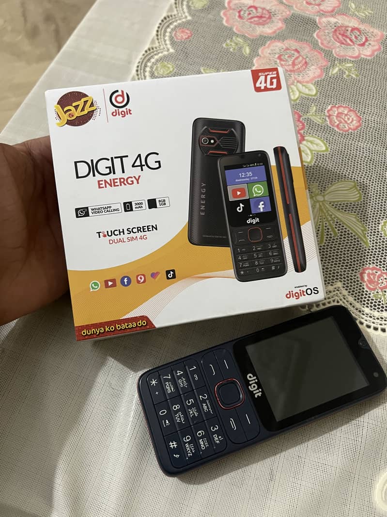 Jazz Digit 4G Energy – Dual SIM Touch Screen Feature Phone - Mobile ...