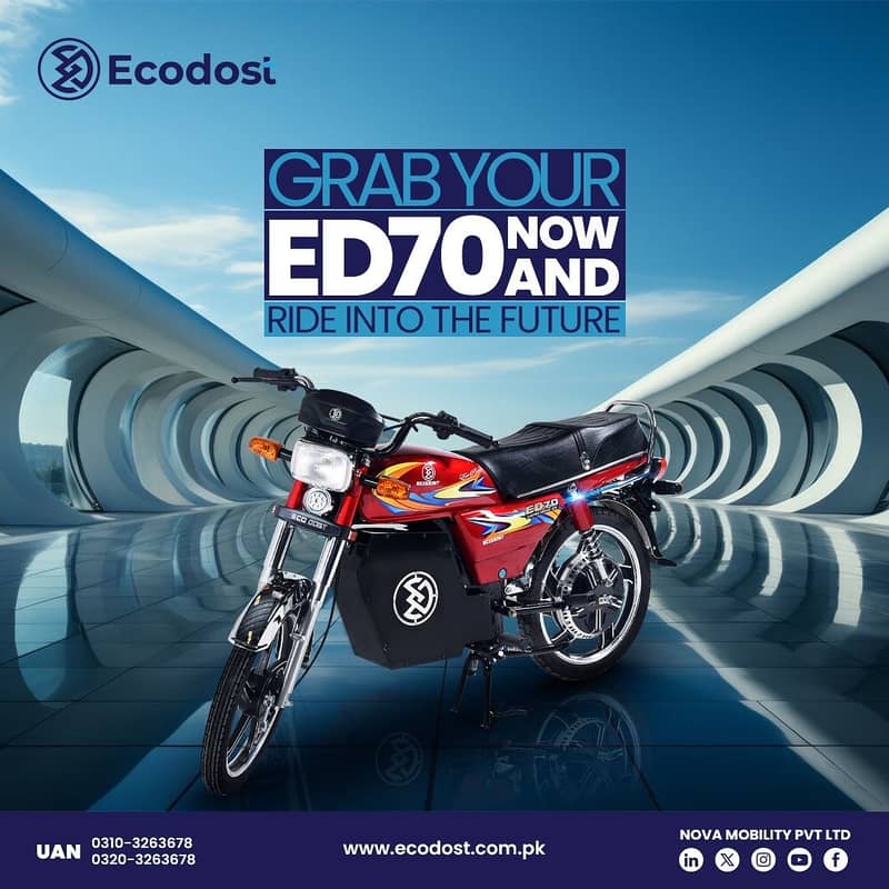 EcoDost ED70 Electric Bike - Electric Bikes - 1105163308