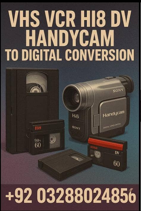 VHS VCR handycam dv hi8 FULL HD usb - Cameras & Accessories - 1032199729