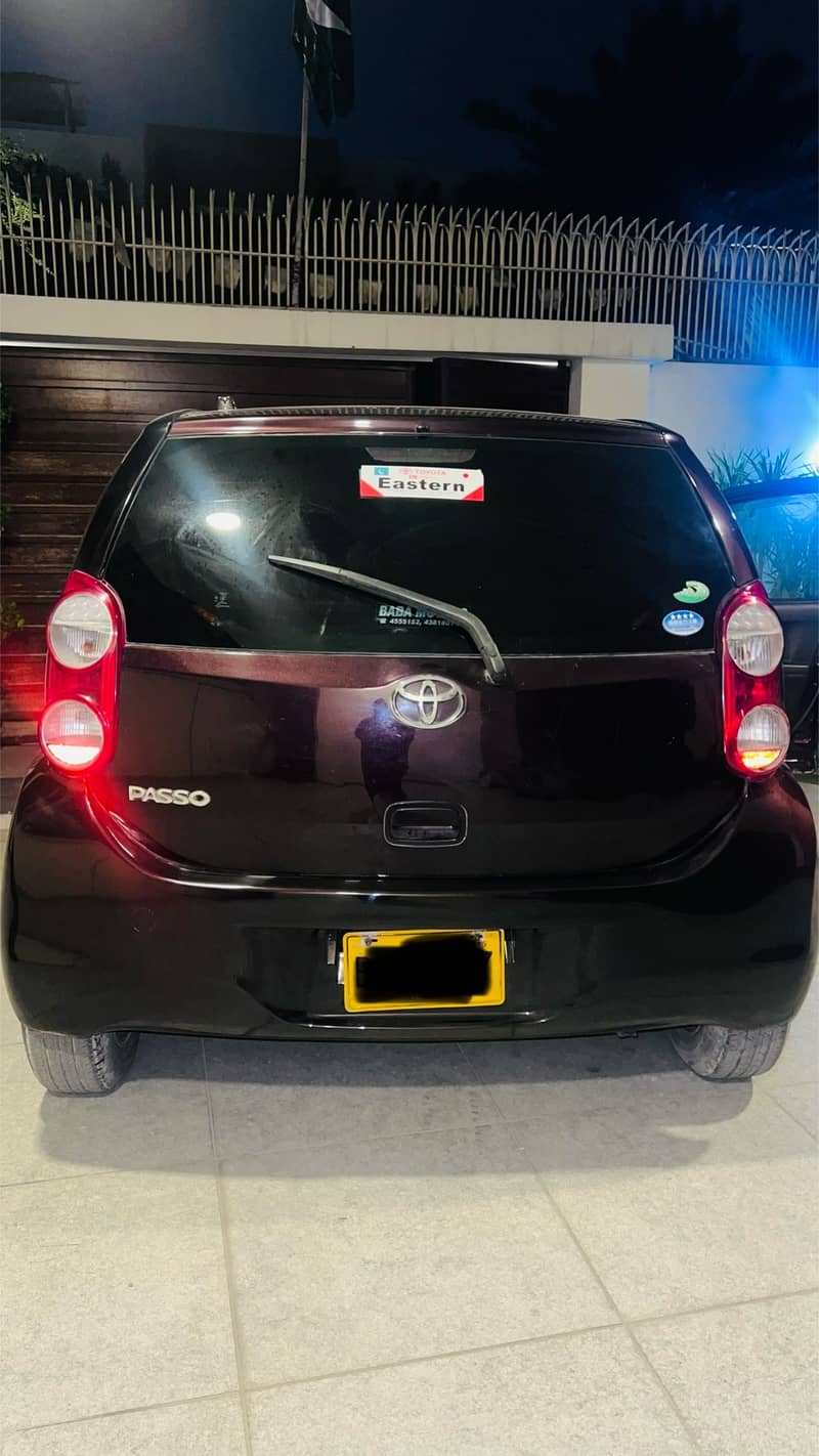 Passo car Model 2013 registered 2016 colour red wine - Cars - 1105256039