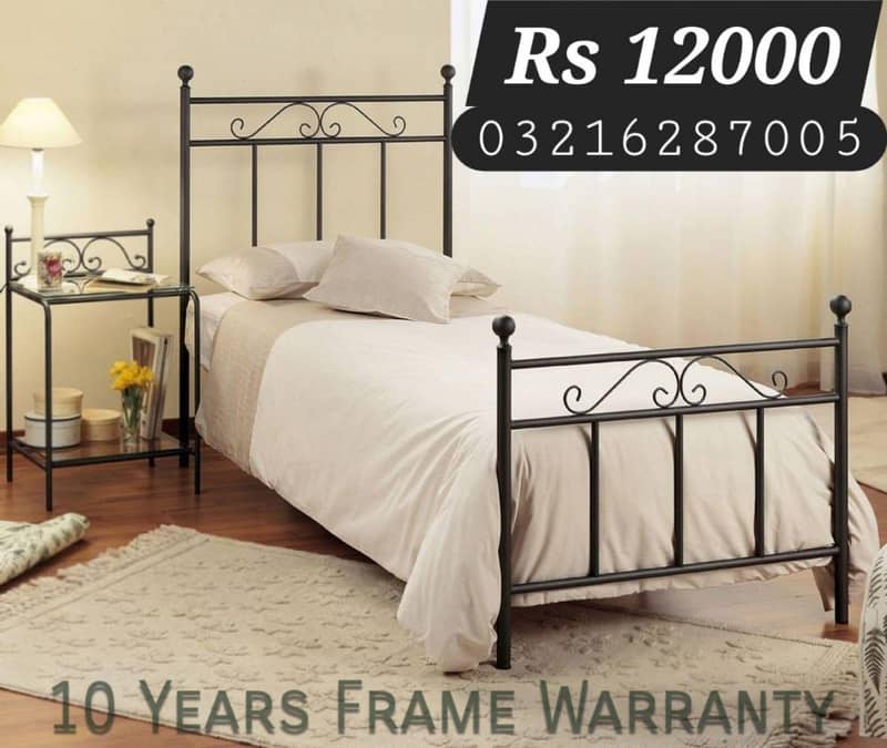Single Bed | iron bed | furniture | double bed | bed set | 03216287005 ...