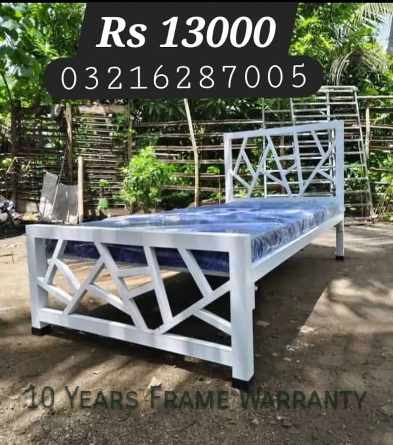 Single Bed | iron bed | furniture | double bed | bed set | 03216287005 ...