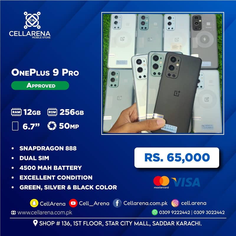 Oneplus 9 Pro 8 Pro 12GB 256GB Dual Sim Approved - Mobile Phones ...