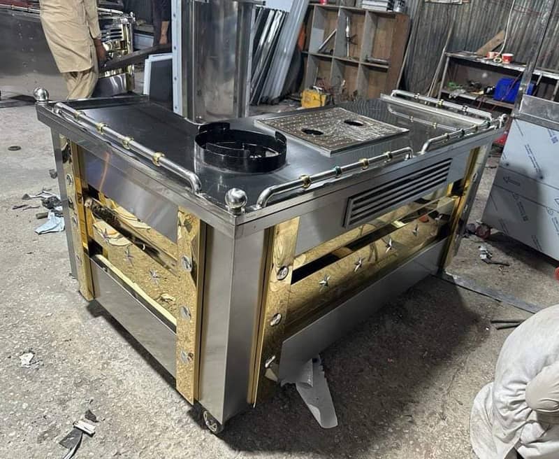TEA COUNTER | PRATHA TAWA | UNDERCOUNTER | GENATARY COUNTER WORKTABLE ...