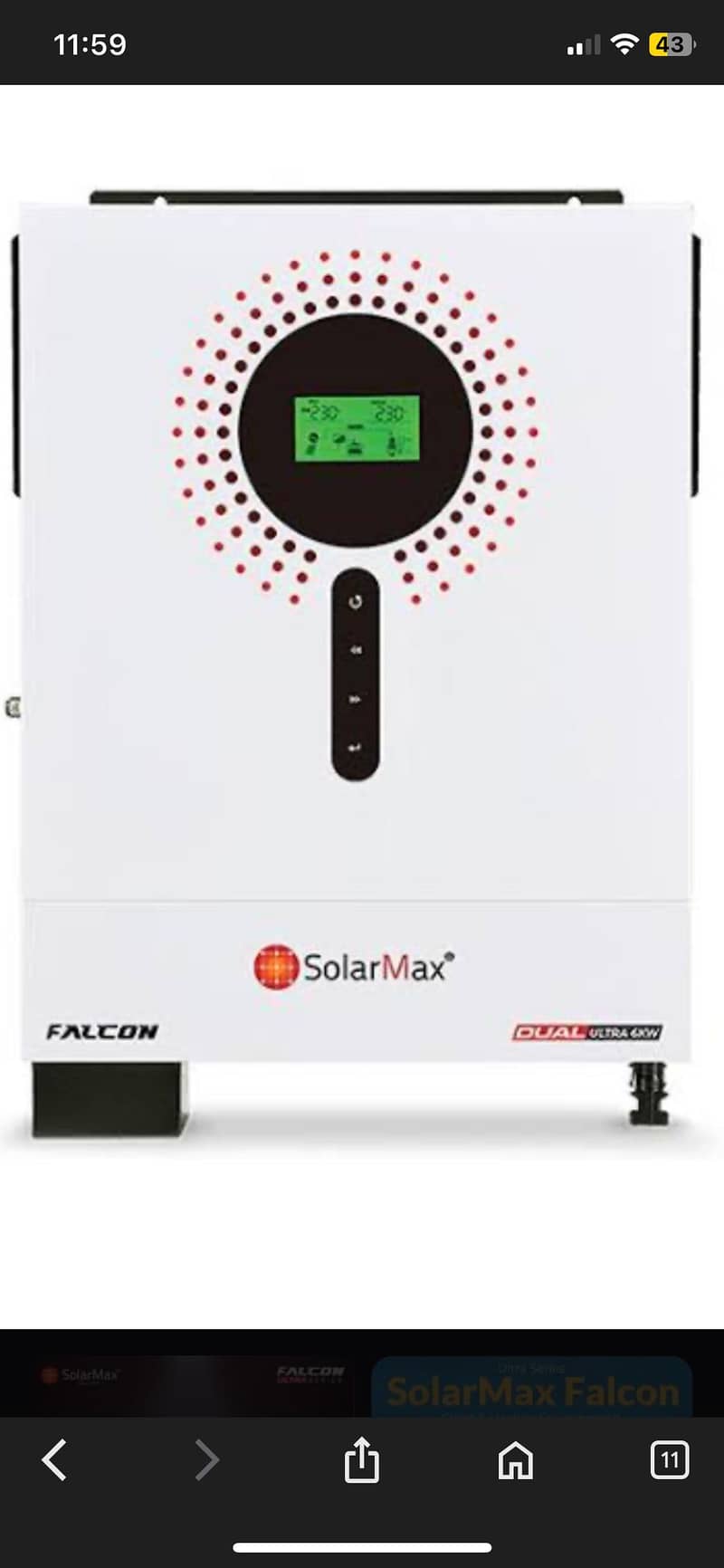 Solar max falcon duel ultra 6kw - Solar Inverter - 1105461264