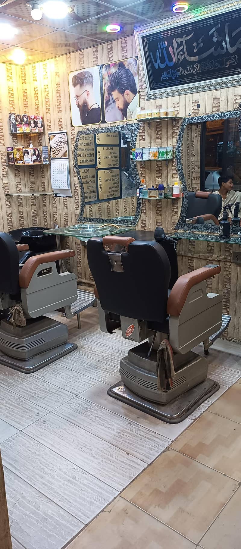 Men's Hair Saloon Complete Setup For Sale - Hair Accessories - 1105495572