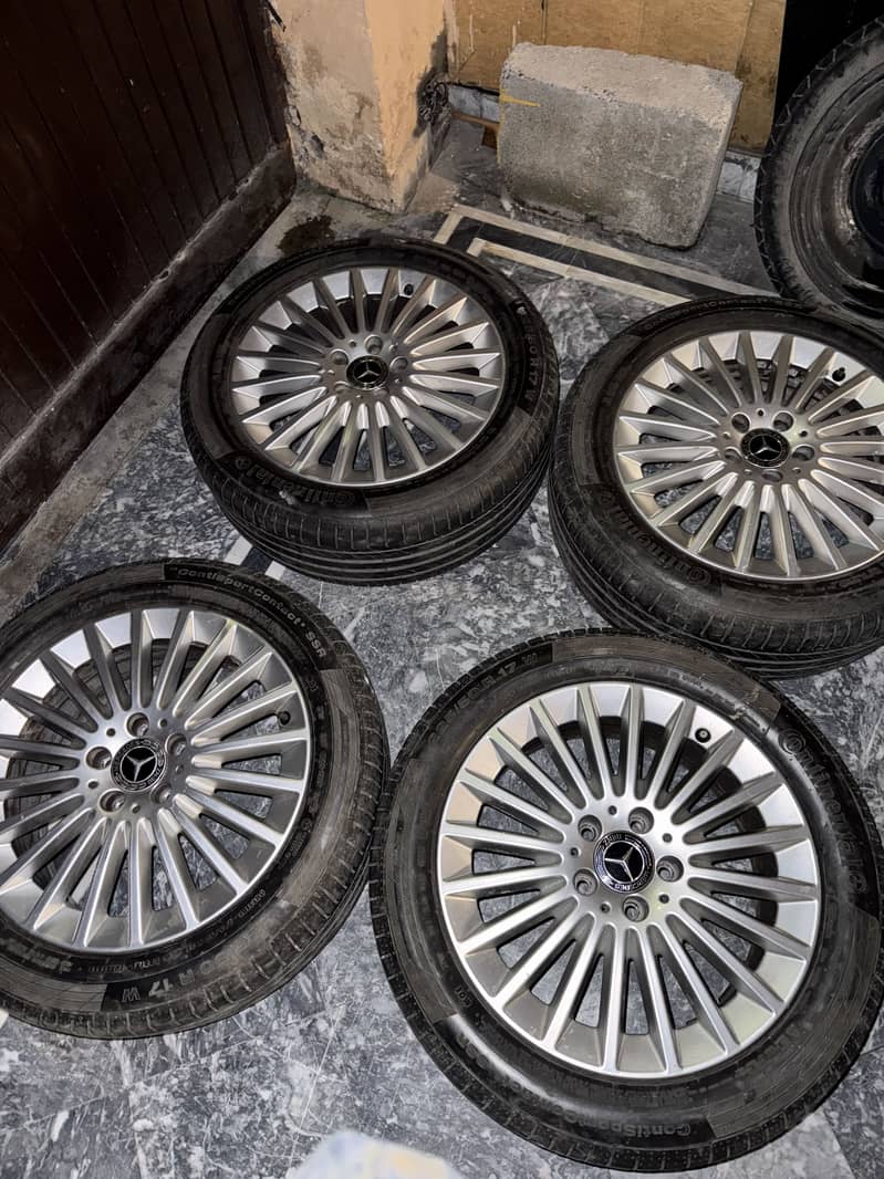 Mercedes original 17inch rims - Tyres - 1105523117
