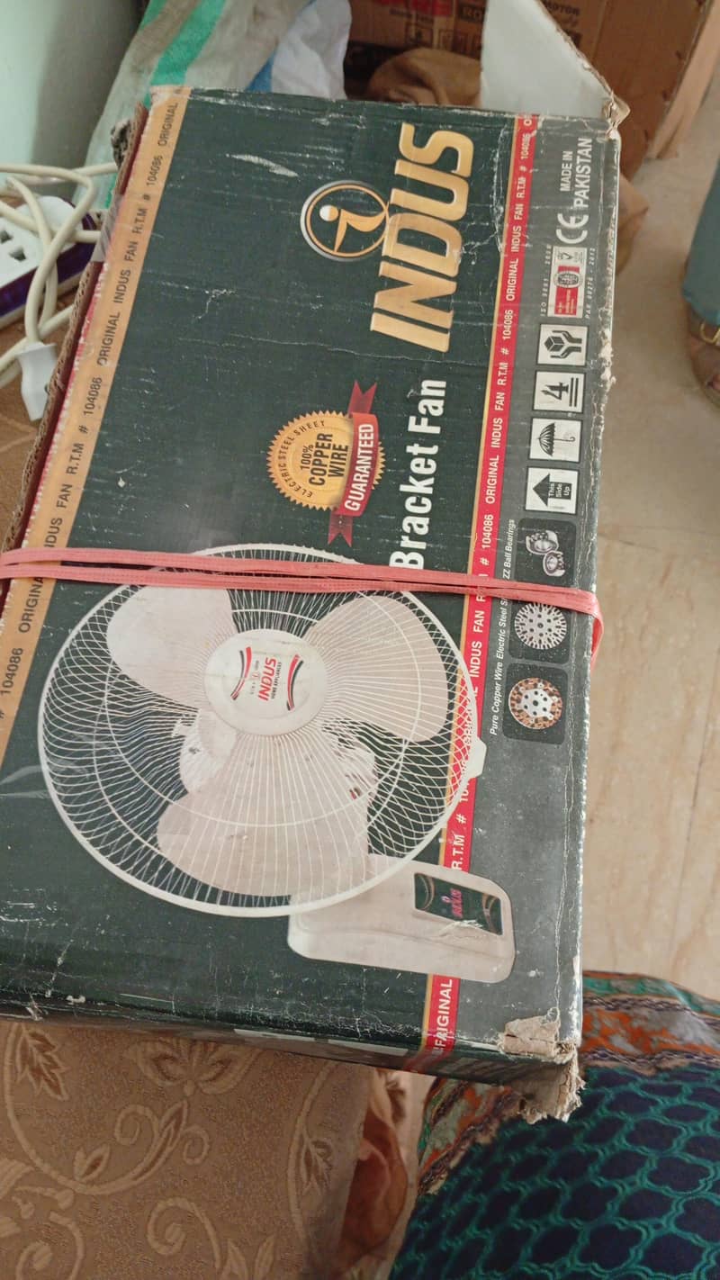 Indus bracket fan sealed new . . . - Bracket Fans - 1105771812