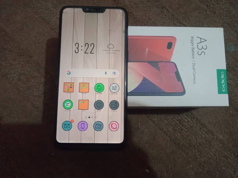 A3s Oppo mob with box 10/9 condition 2/16 - Mobile Phones - 1105799999