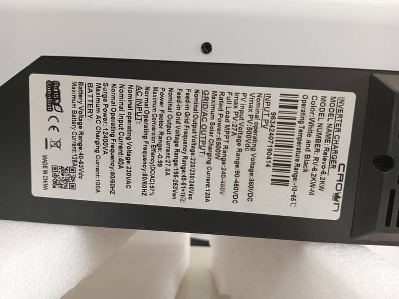 New Crown Relevo 6.2kw Solar Inverter - Solar Inverter - 1105777070