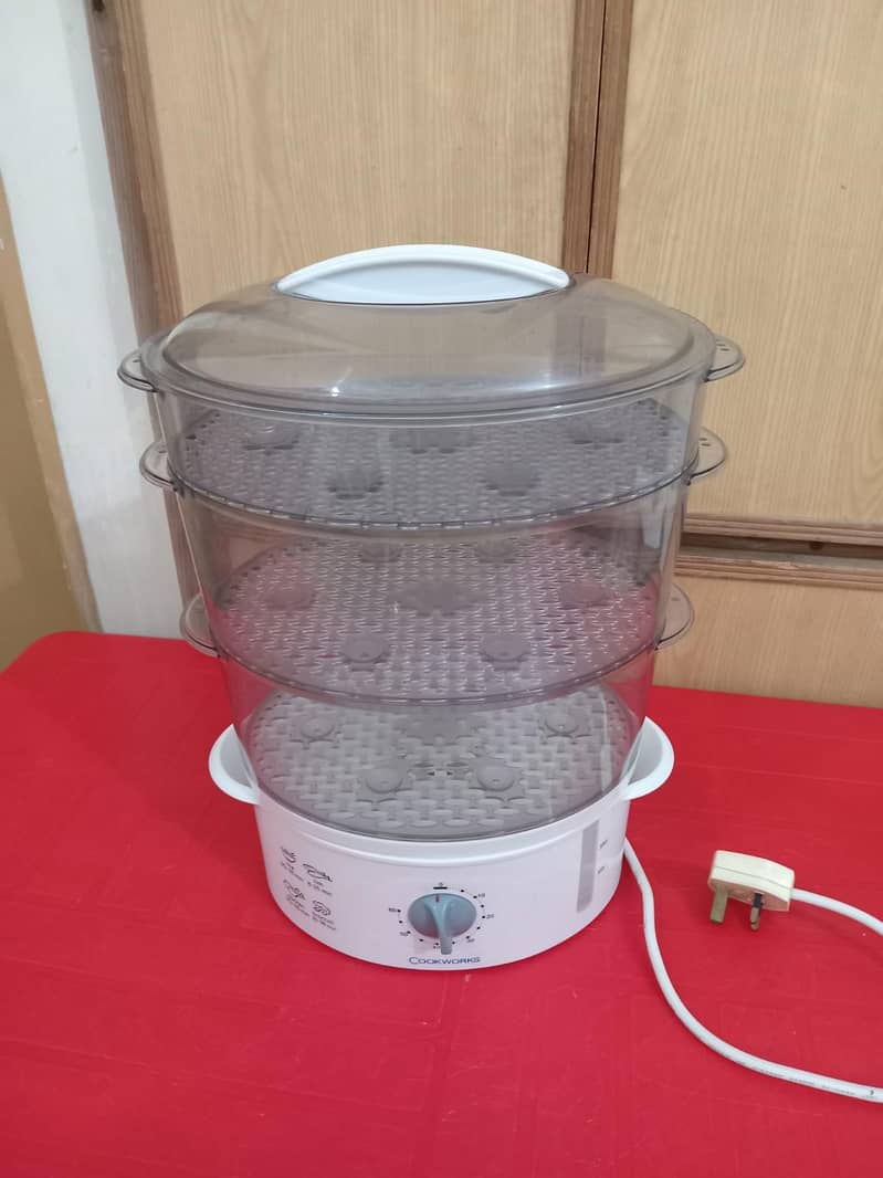 Cookworks 3 Tier Electric Food Steamer - Food Steamers - 1096692203