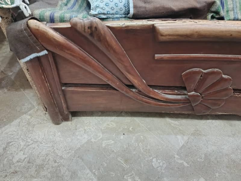 wooden double bed used - Beds - 1105861100