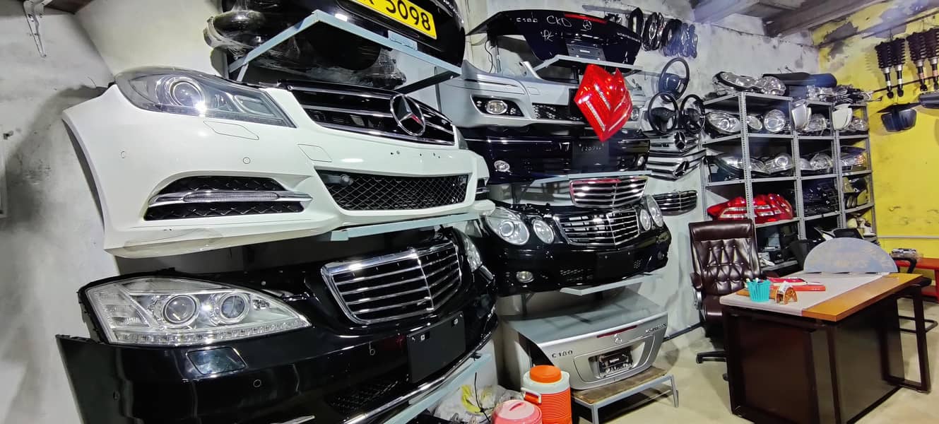 Mercedes Benz W221 W204 W211 W203 W212 S C E Classes Complete Nose Cut ...