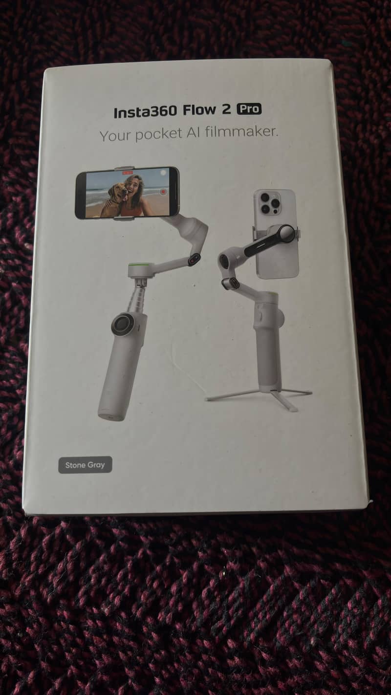 Insta360 Flow 2 Pro Gimbal - Stone Gray - Gimbles & Stablizers - 1105958473
