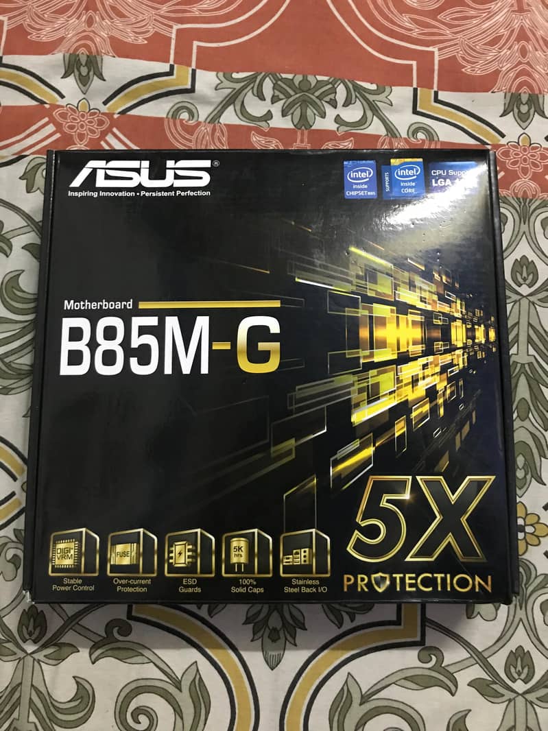 Asus B85M-G motherboard with Box - Computer Components - 1105979945
