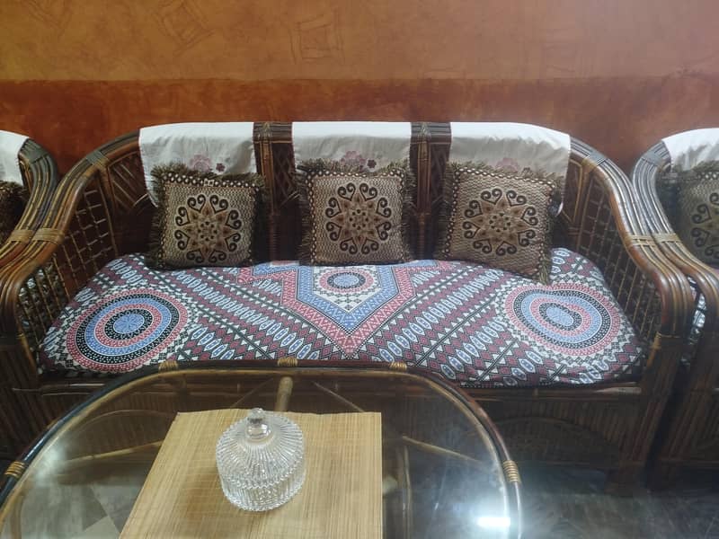 sofa set with glass table for sale - Sofas - 1106096592