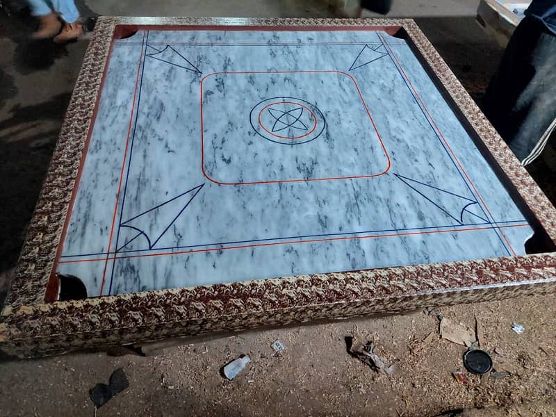 Marbal Carrom Board , Caroom , Snooker ,wood Dabbo, Ludo ,Chess ...