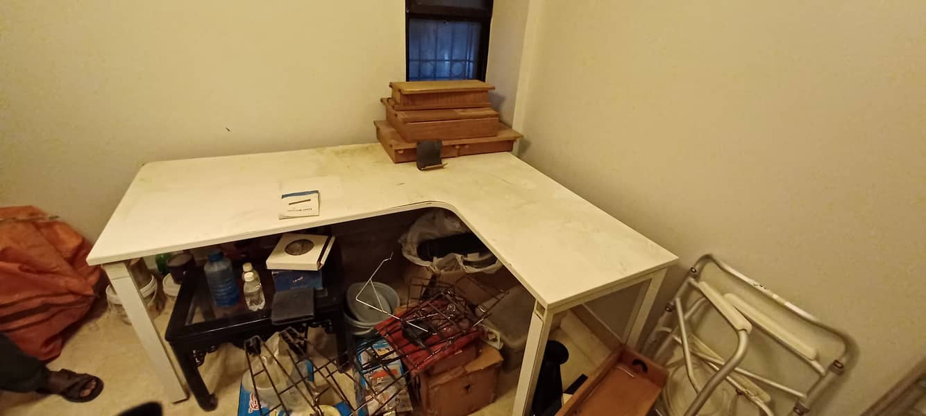 IKEA WORKSTATION L SHAPED TABLE Studio / Podcast /Gaming - Workstations ...