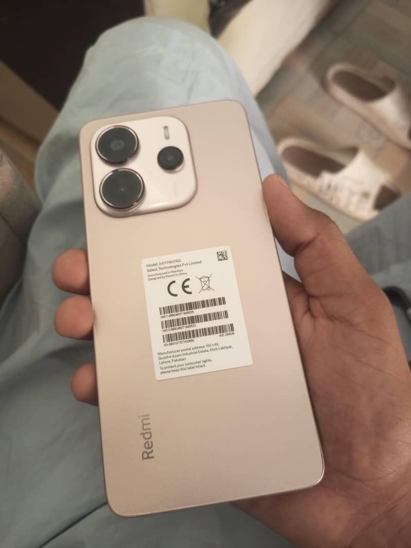 Xiaomi Redmi note 14, 8gb ram + 256gb memory Sand Gold Colour open box ...