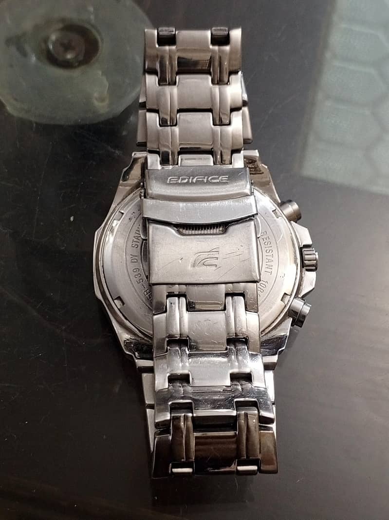 Casio Edifice 5345 EFR539 chronograph silver original with box ...