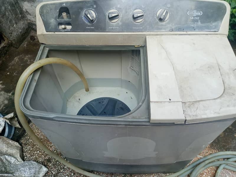 Just Buy and Use Super Asia SA-242 Twin Tub 8kg Washing Machine ...