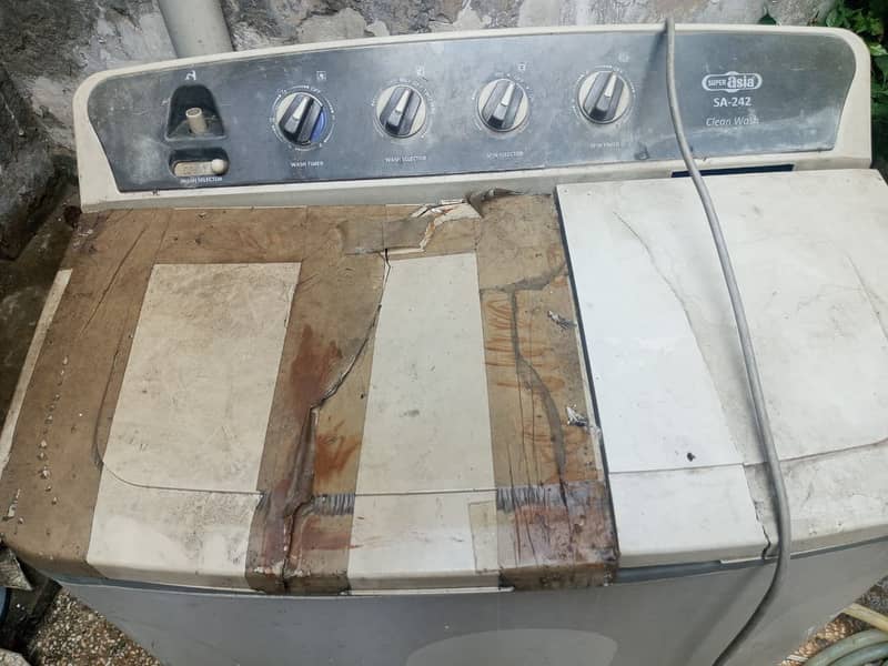 Just Buy and Use Super Asia SA-242 Twin Tub 8kg Washing Machine ...