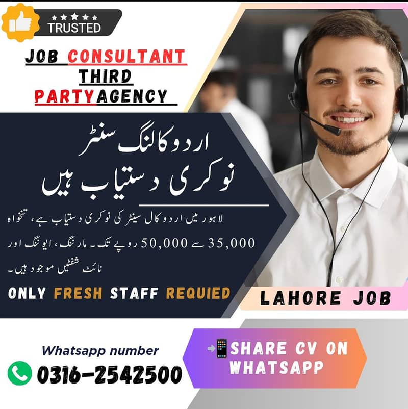 urdu punjabi call center job Lahore - Part Time Jobs - 1106316995