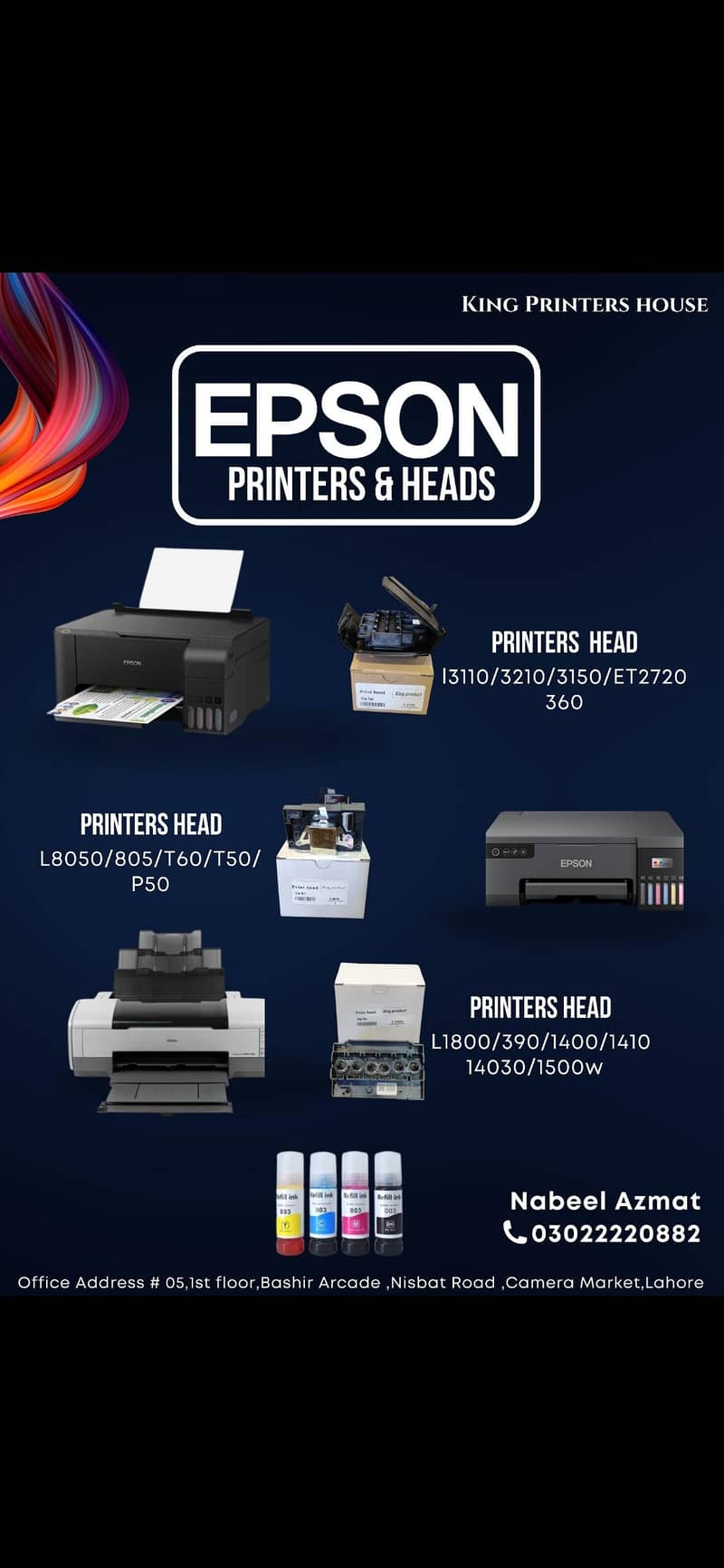 Epson Printers, Heads, ink, parts - Printers & Photocopiers - 1106399144