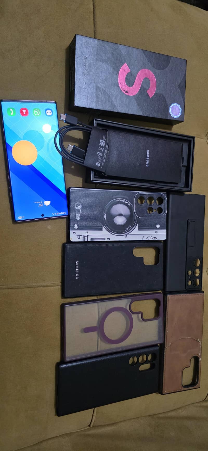 Samsung s22 ultra complete box 10/10 - Mobile Phones - 1106465729