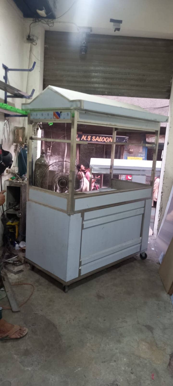 Burger counter / shawarma counter / steel counter / fast food counter ...
