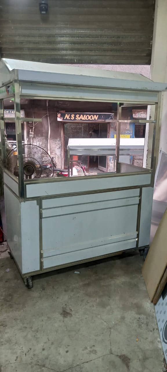 Burger counter / shawarma counter / steel counter / fast food counter ...